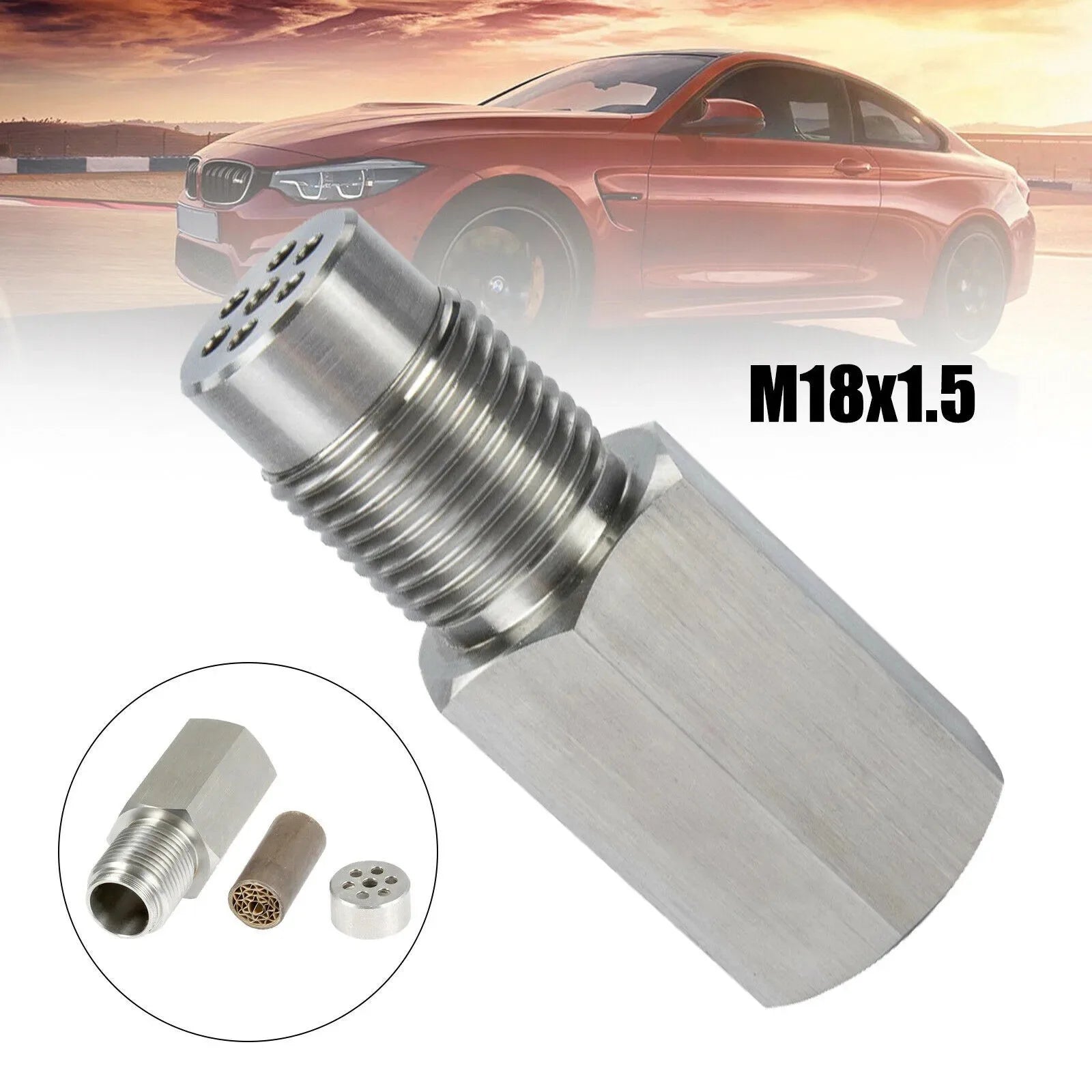 M18X1.5 Oxygen O2 Sensor Spacer Adapter – Universal Stainless Steel Ex ...