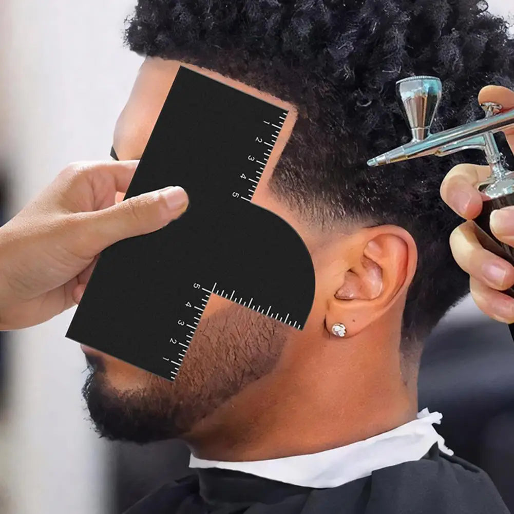 1/2Pcs Men’s Hair Styling Template – Barber Haircut Card with Measurem ...