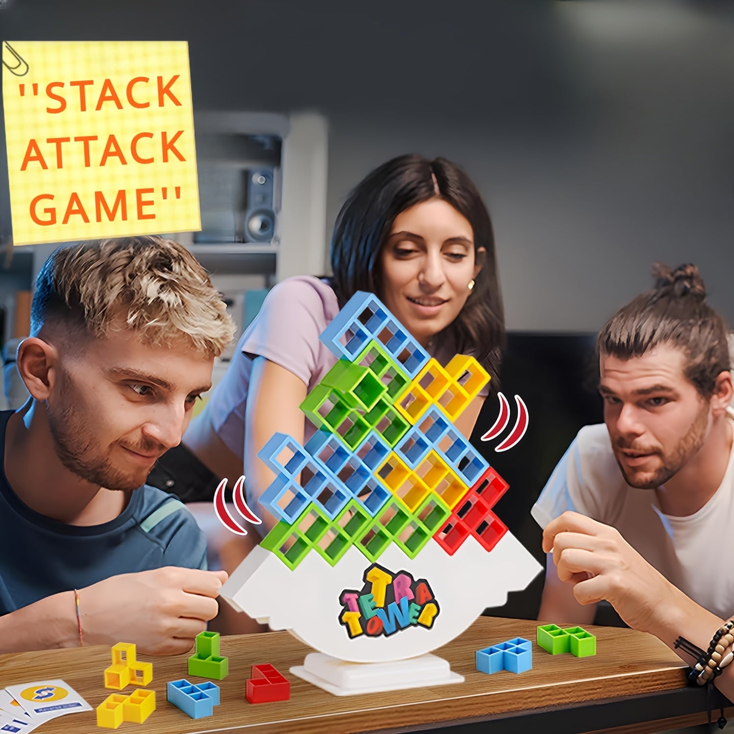 Stack Attack Game - Viral Interactive Balance Stacking Block Board Gam ...